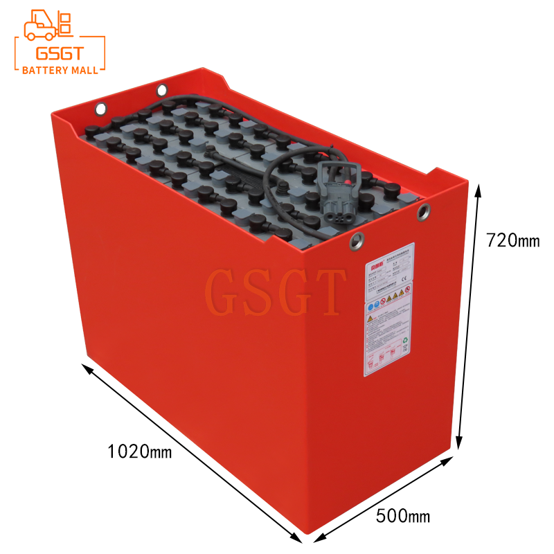 Linde E20SL forklift battery 48V 12XFC500 HAWKER 4PZS500